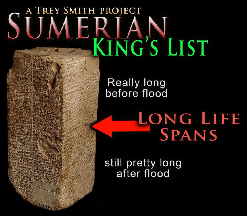 Sumerian Kings List PreFlood - God in a Nutshell