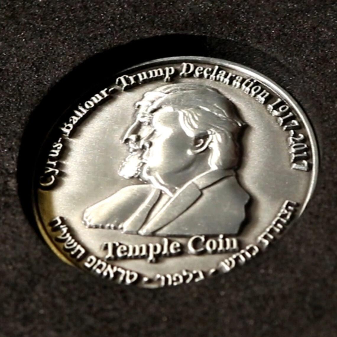 The Half Shekel Trump/Cyrus Third Temple Coin - God in a Nutshell